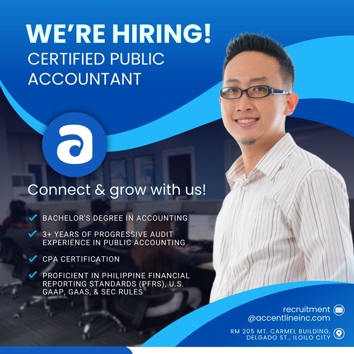 CPA - Certified Public Accountant - Accentline - Iloilo Hiring